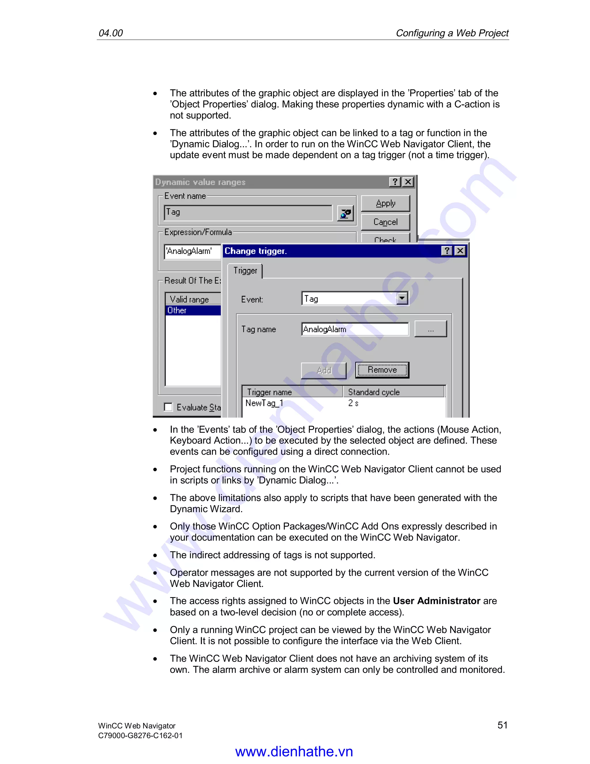 Siemens win cc manual win cc web navigator v1.0 | PDF