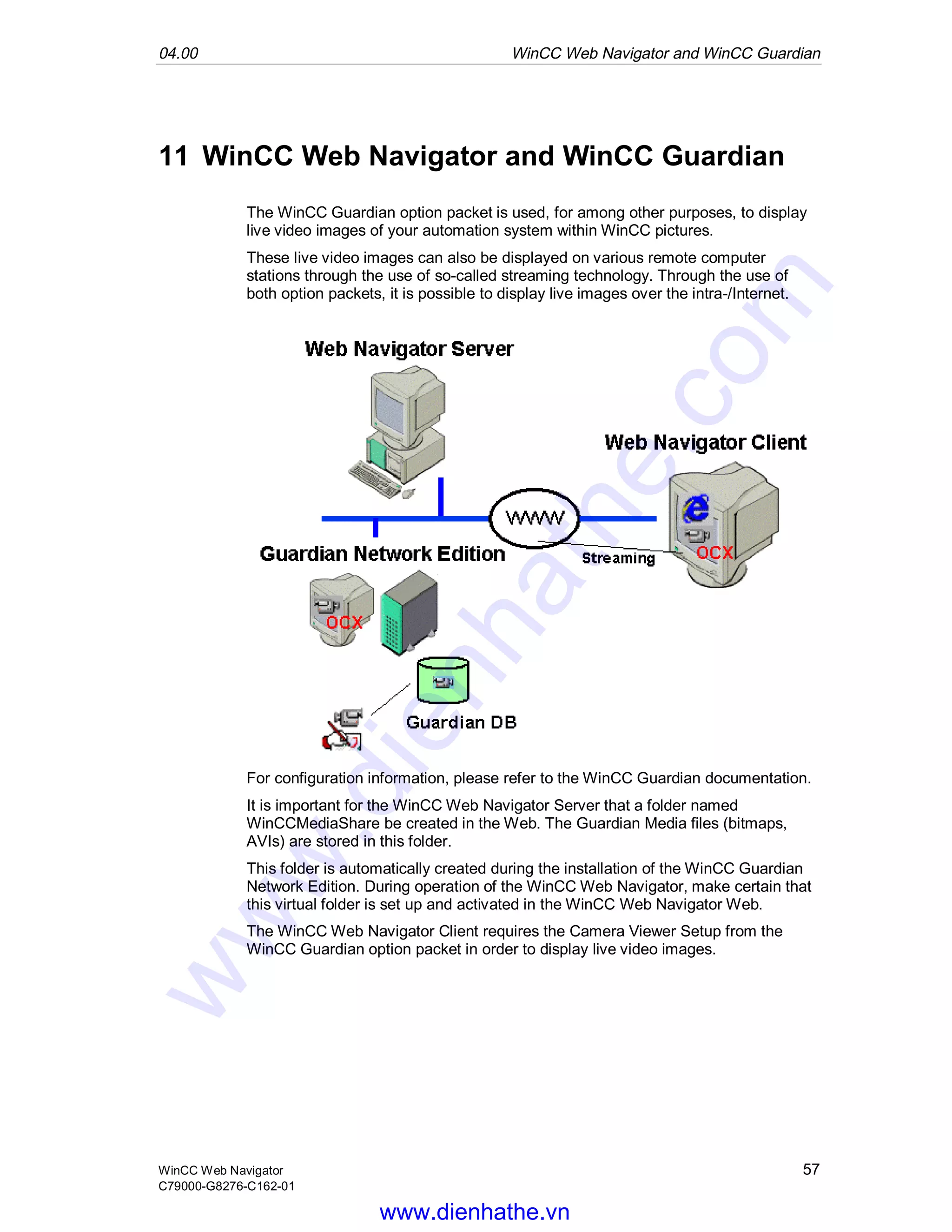 Siemens win cc manual win cc web navigator v1.0 | PDF