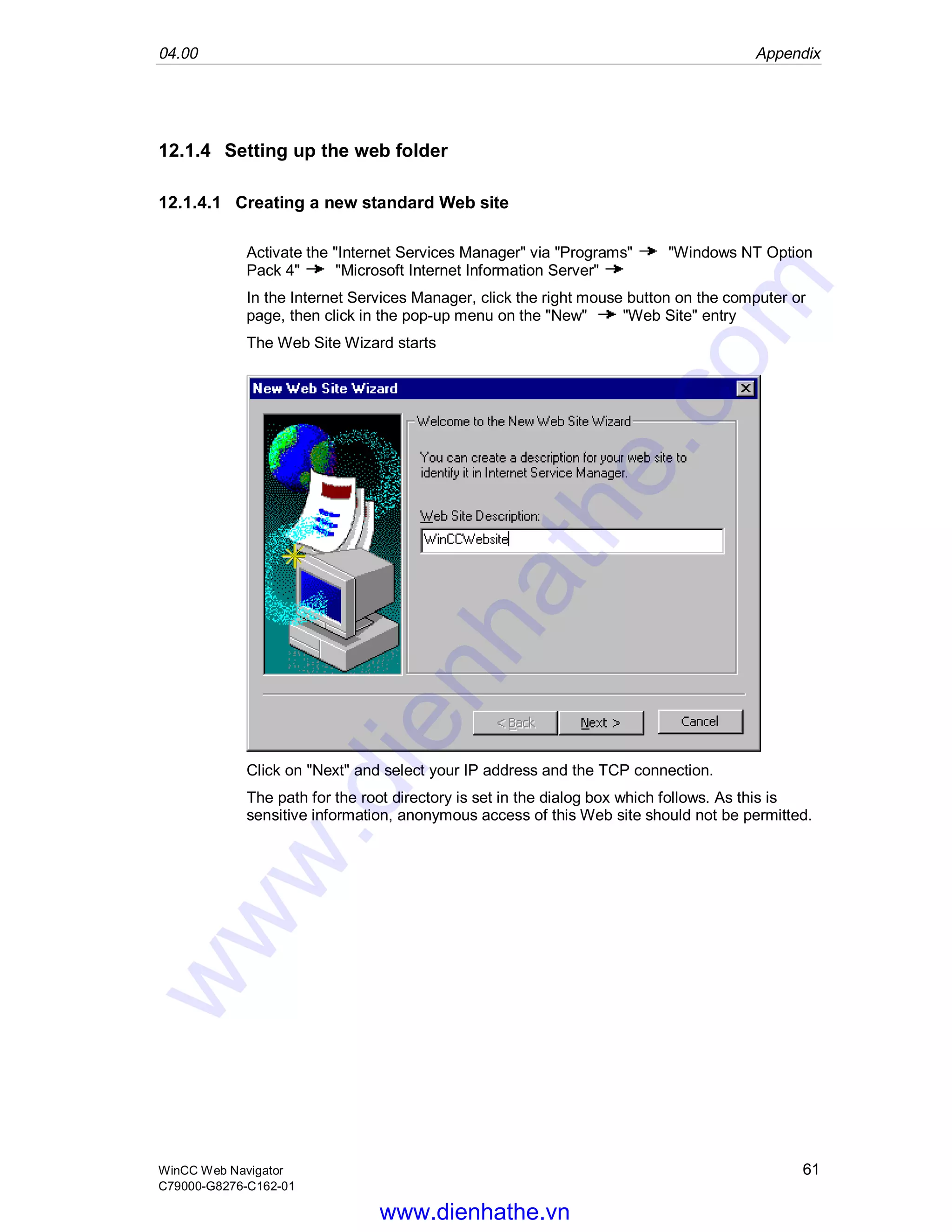 Siemens win cc manual win cc web navigator v1.0 | PDF