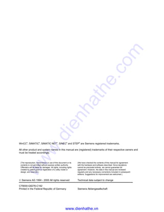 Siemens win cc manual win cc web navigator v1.0 | PDF