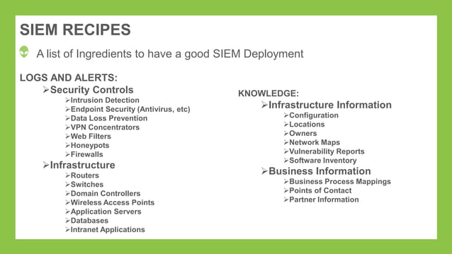 Beginner's Guide to SIEM | PPTX
