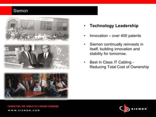 Siemon cabling products | PPT