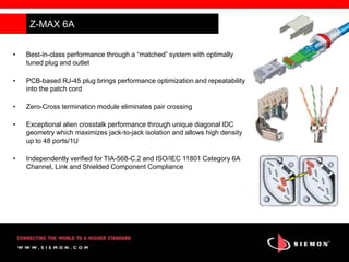 Siemon cabling products | PPT