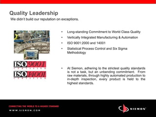 The Siemon Difference | PPT