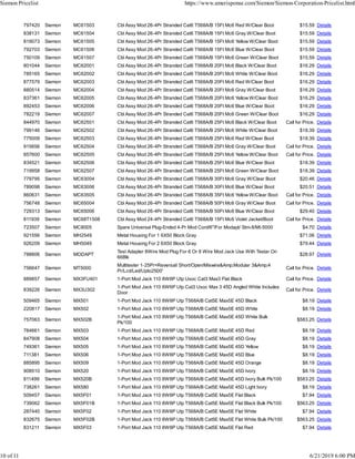 Siemon price list | PDF