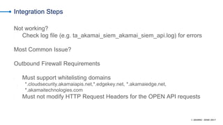 Connecting Your SIEM Tool with Akamai Security Events | PPTX | Cloud ...