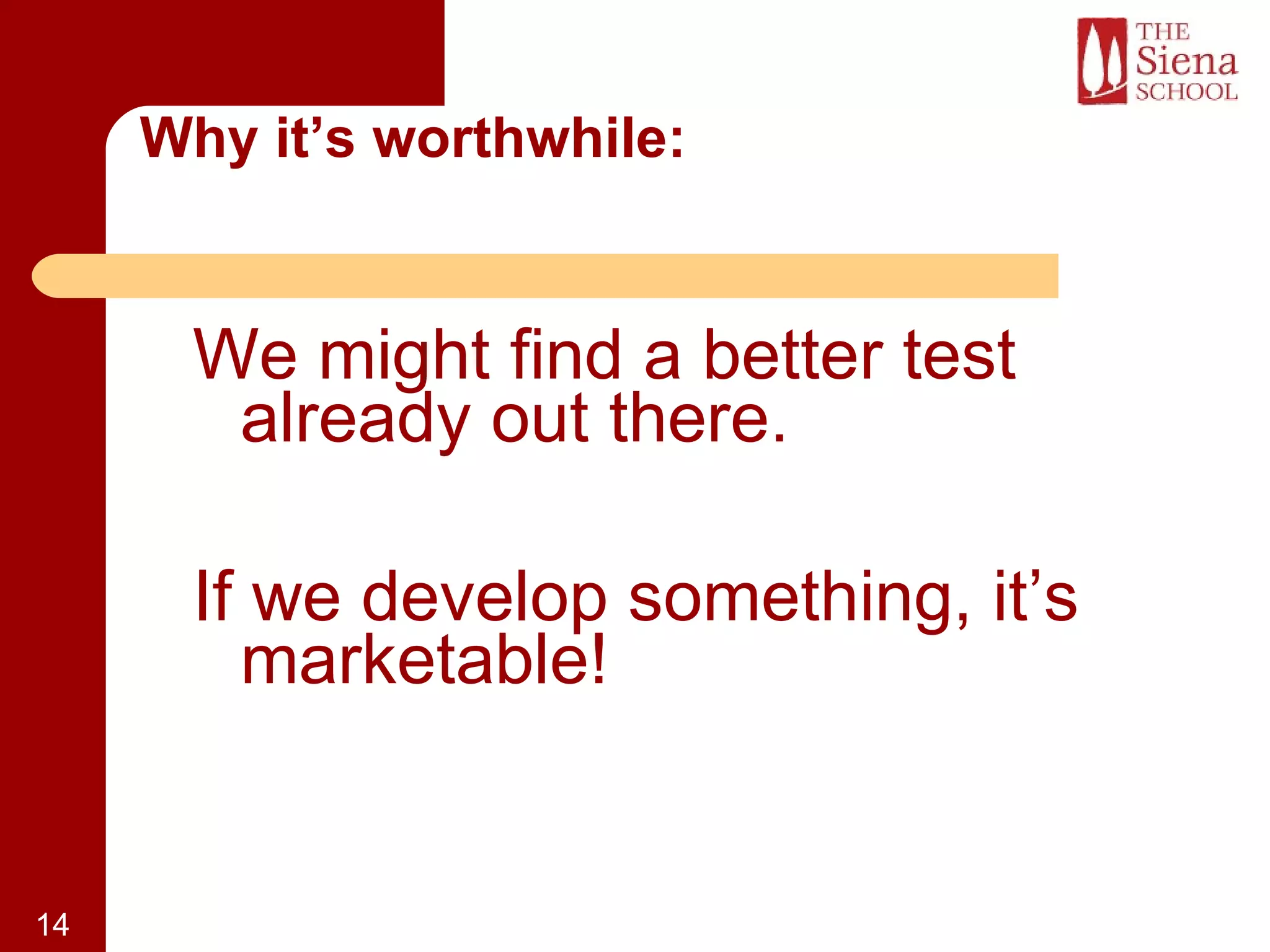 Siena Reading Assessment Presentation | PPT