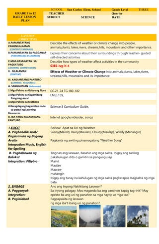 ScIENCE-3-COT-2 demo for school purposes | DOCX