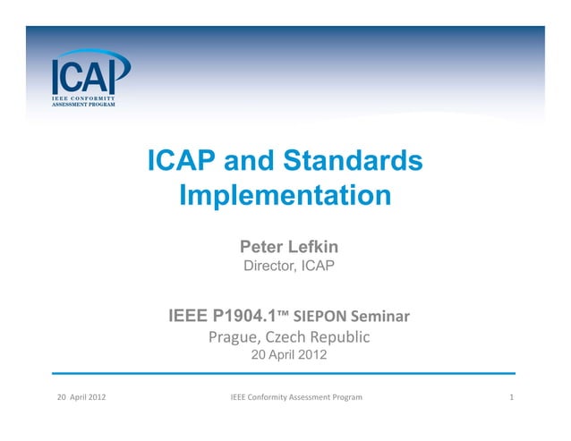ICAP and Standards Implementation | PDF