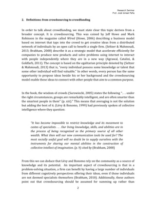 Sierra, D (2015) an understanding approach about crowdfunding | PDF