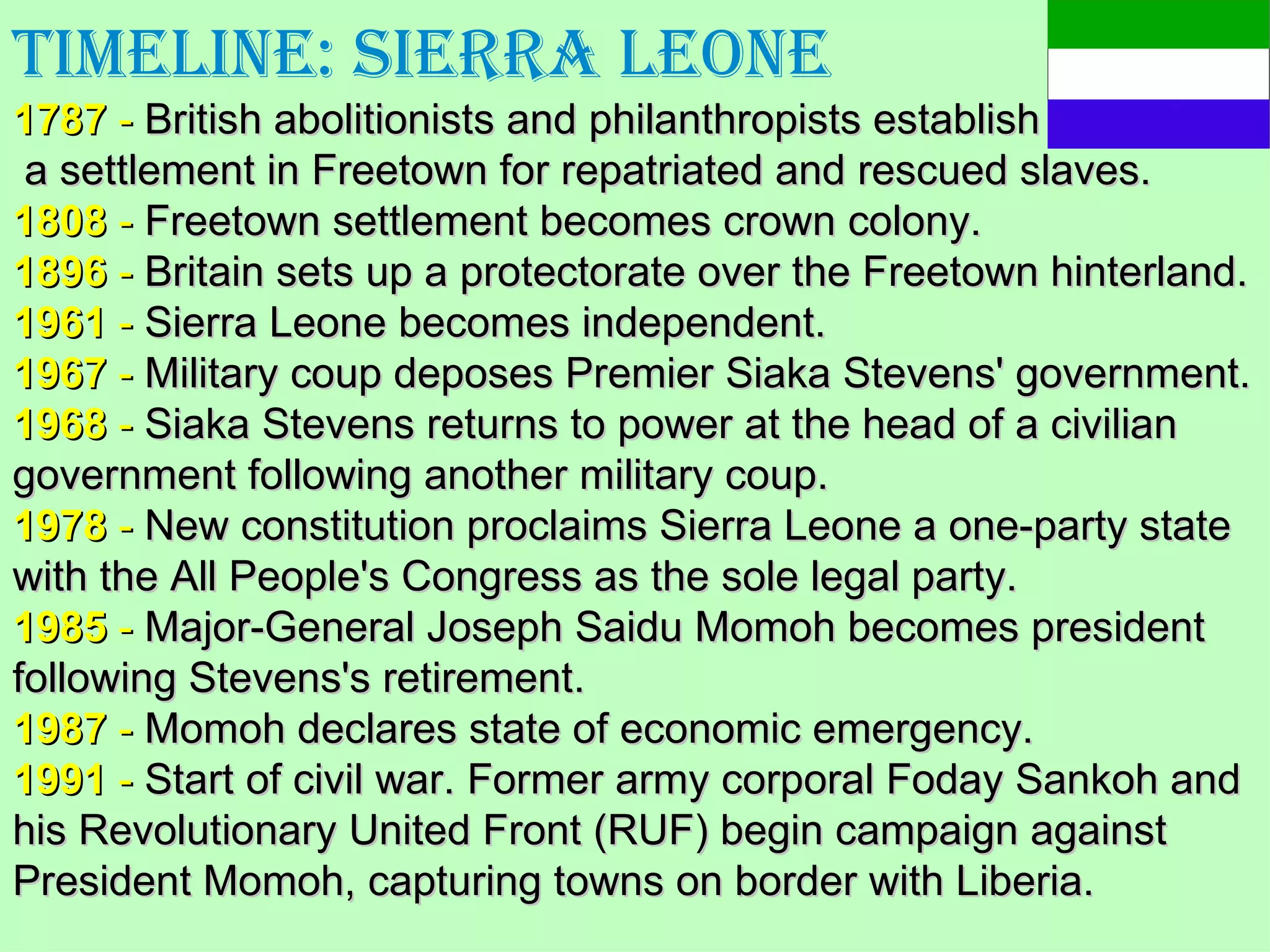 Sierra Leone | PPT