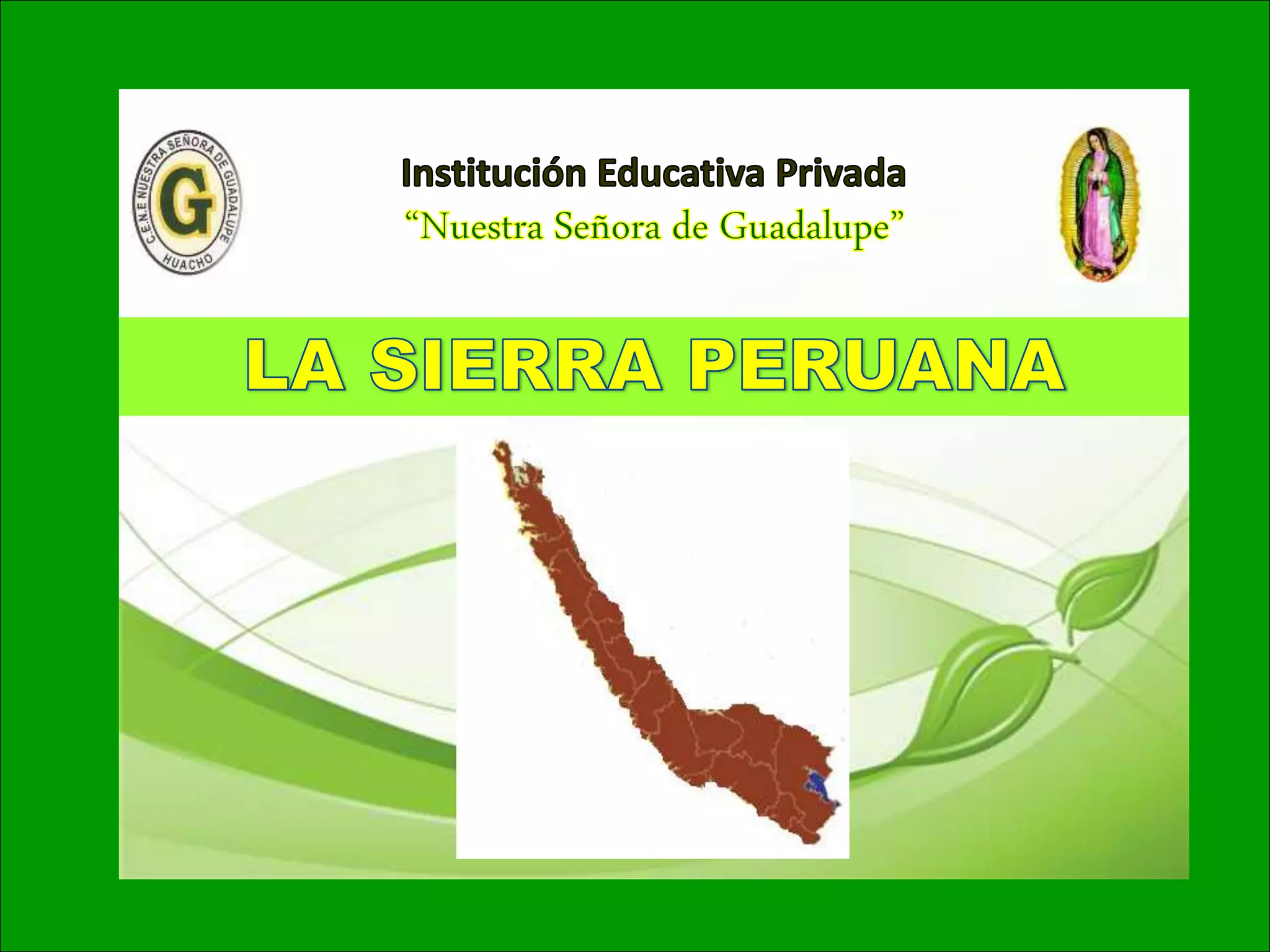 Sierra peruana | PPTX