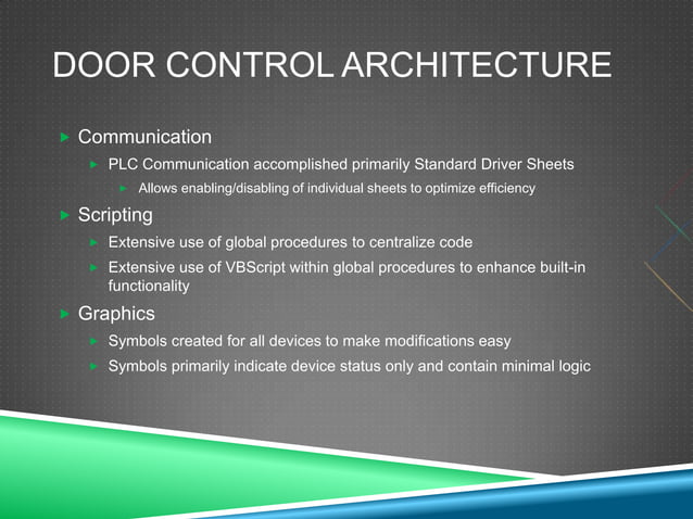 Sierra Access and Door Control with InduSoft | PPT
