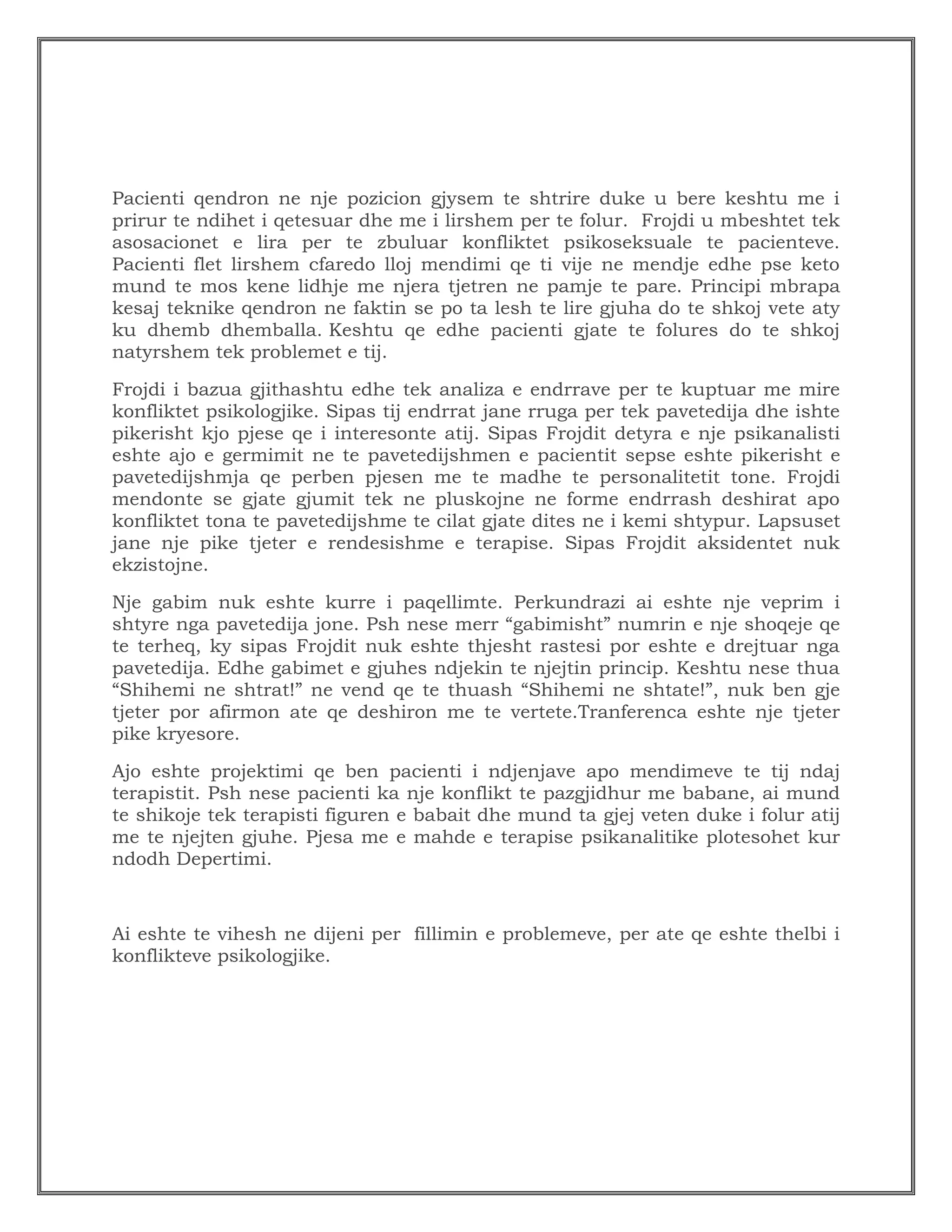 Si e sheh frojdi zhvillimin e femijes… | DOCX