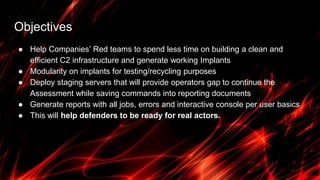 SiestaTime - Defcon27 Red Team Village | PPT