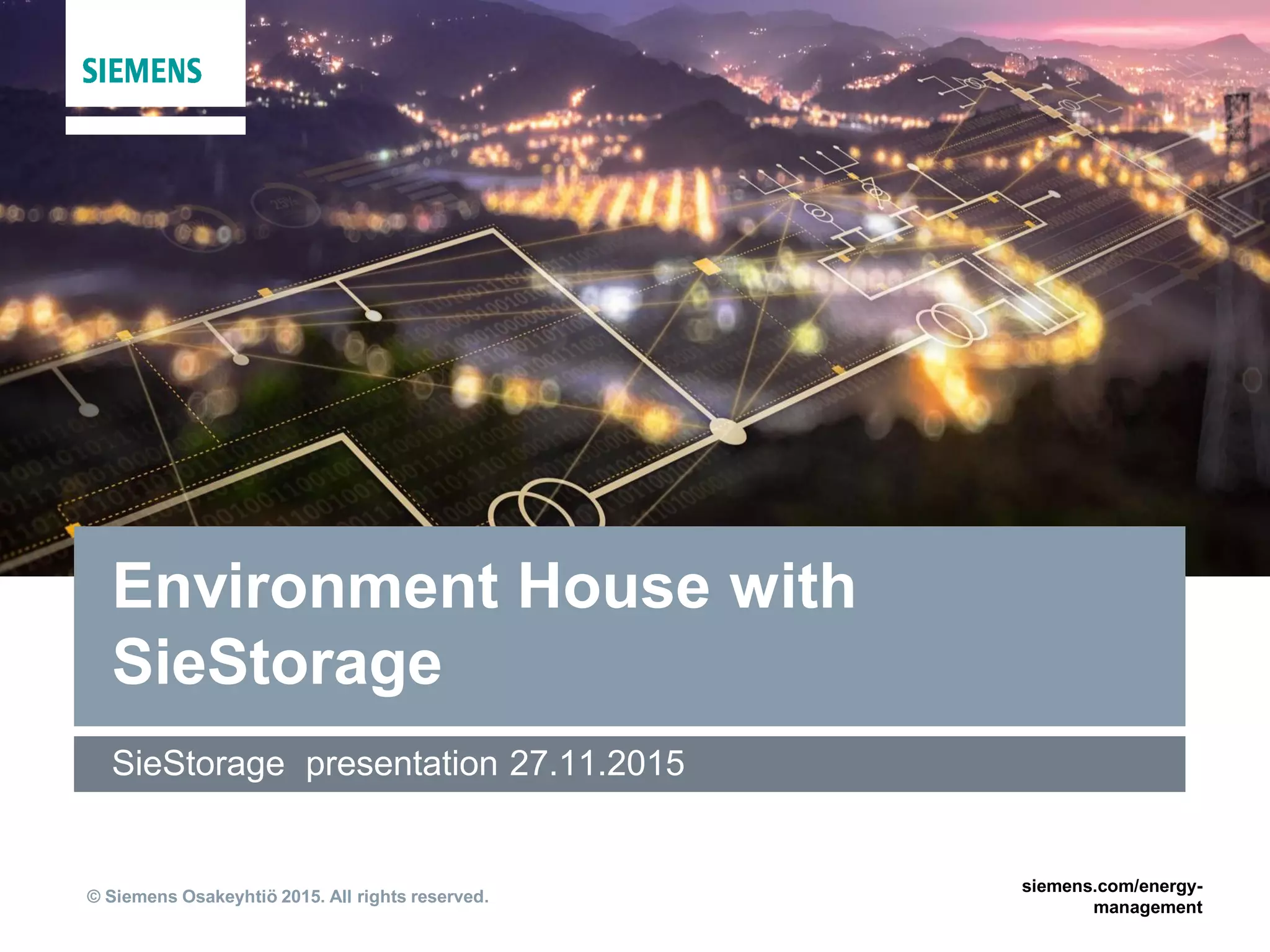 Siestorage presentation 2015, Henri Makkonen | PDF