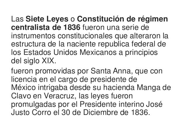 Leyes Constitucionales, 29 De Diciembre De 1836 - creditotriphab