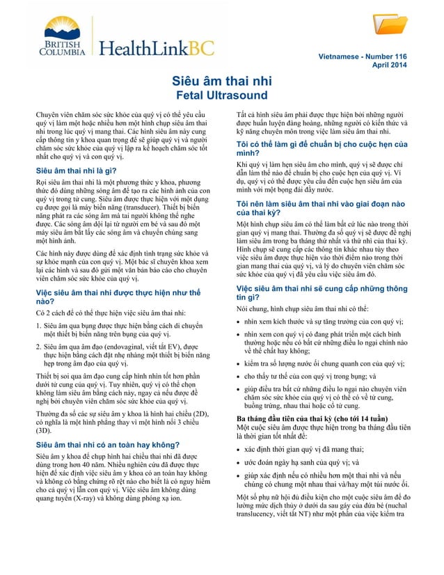 Siêu âm thai nhi | PDF