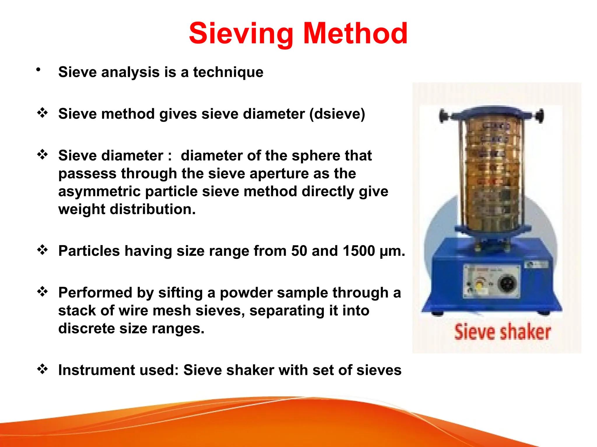 sieving analysis and results interpretation | PDF