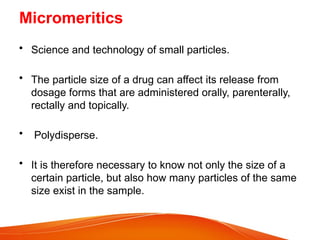 sieving analysis and results interpretation | PDF