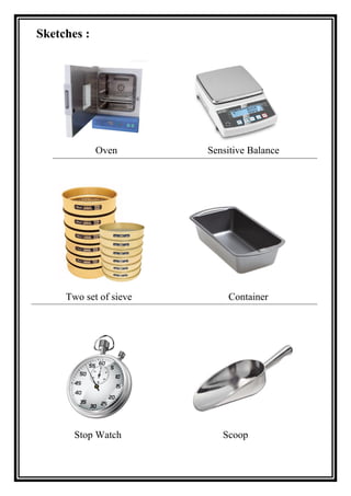 Sieve Analysis of Fine & Coarse Aggregate | Jameel Academy | PDF
