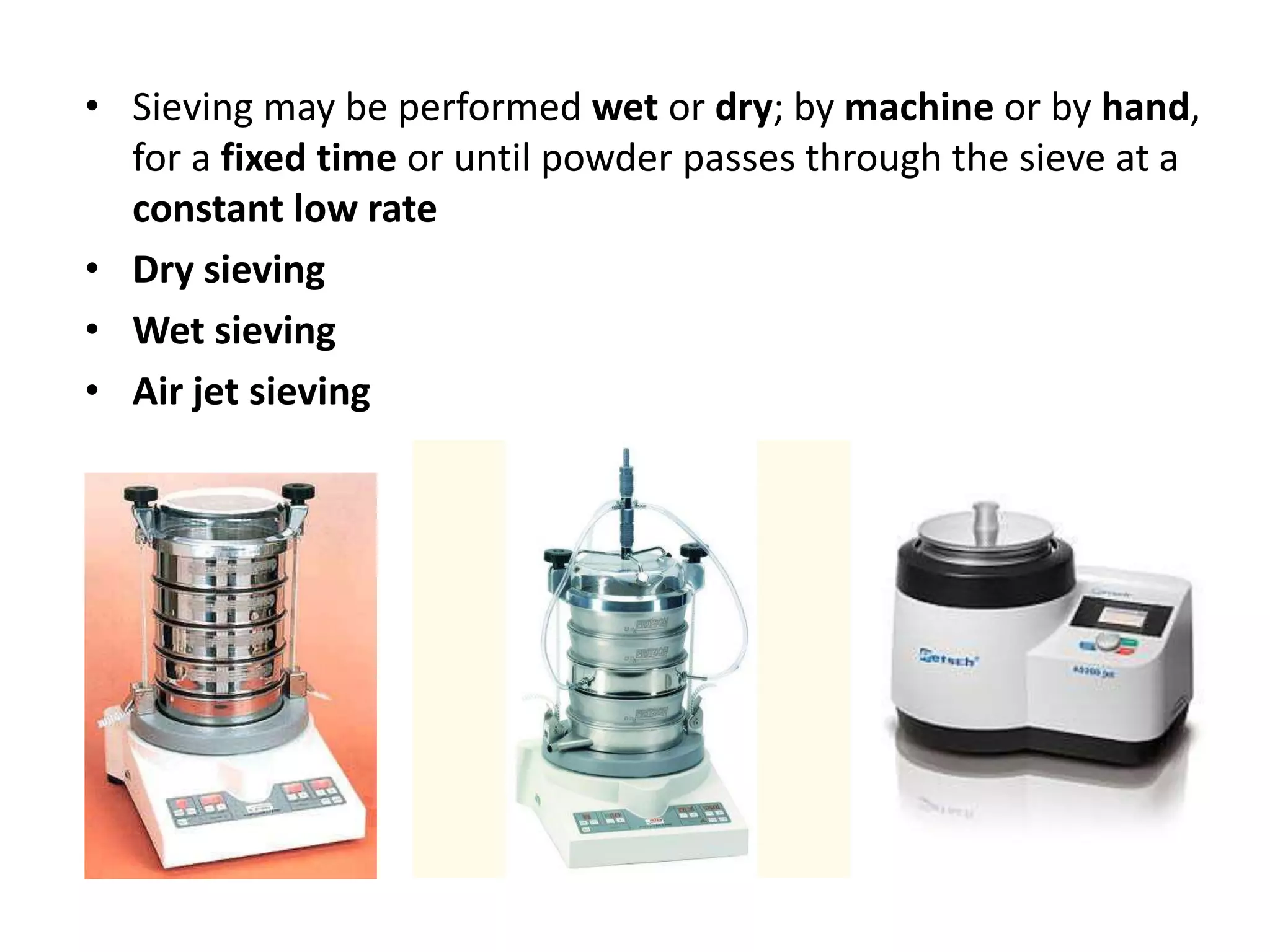 Sieve analysis-----(Pharmaceutics) | PPTX