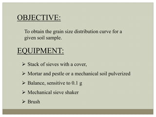 Sieve analysis class task presentation By Engr. Syed Abdullah | PPTX