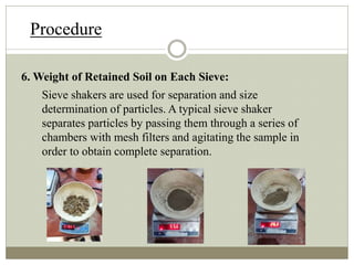 Sieve analysis class task presentation By Engr. Syed Abdullah | PPTX