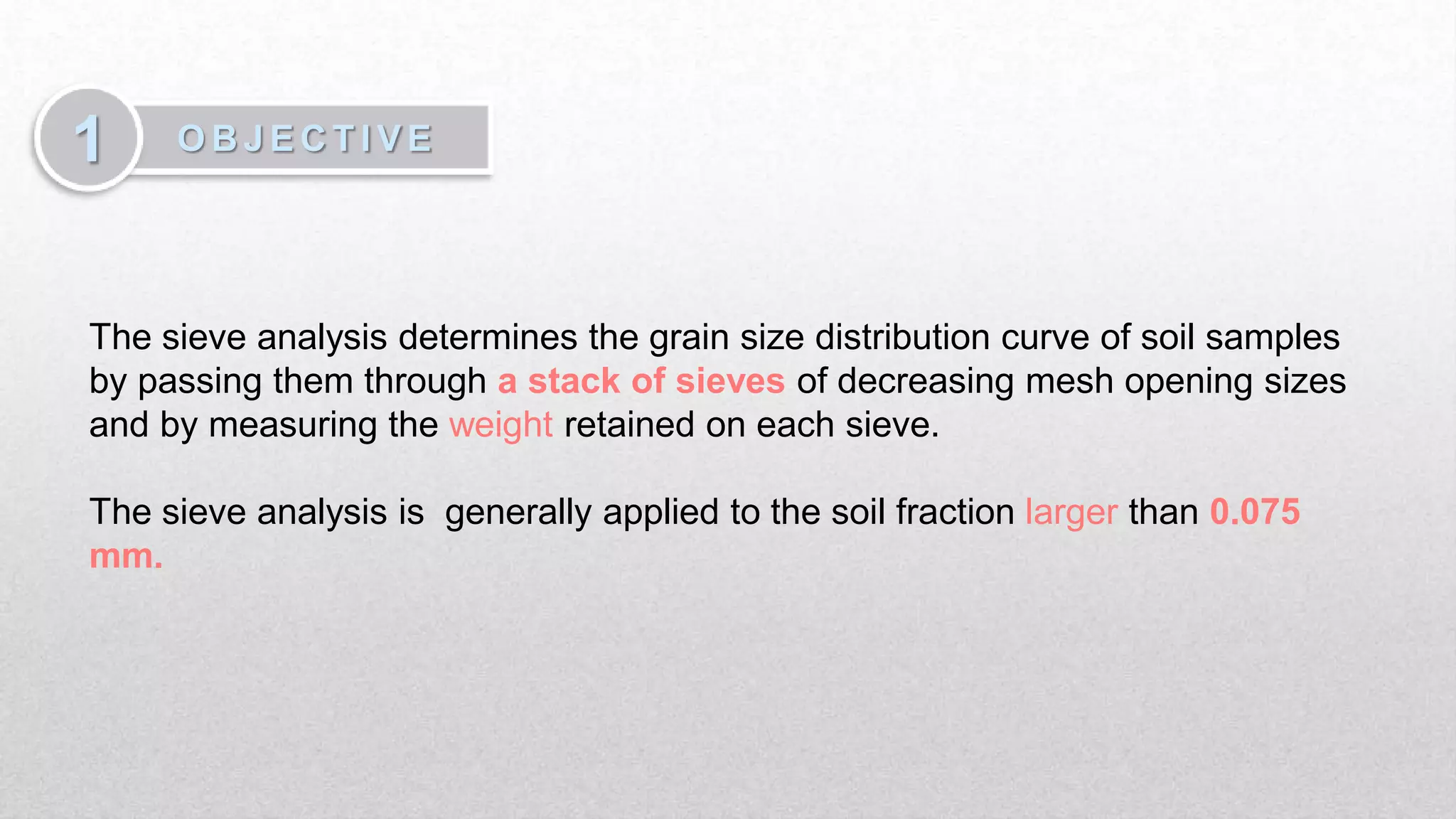 Sieve & Hydrometer Analysis | PPTX