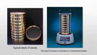 Sieve & Hydrometer Analysis | PPTX