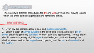 Sieve & Hydrometer Analysis | PPTX