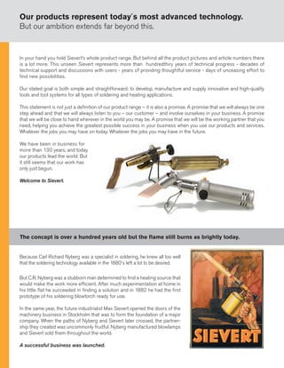 Sievert Heating Tools For LV-HV Cable Jointers - Torch Kits | PDF ...