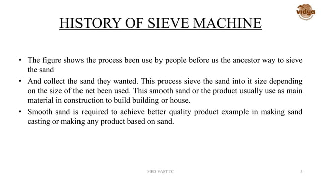 Sieving machine (1) | PPTX