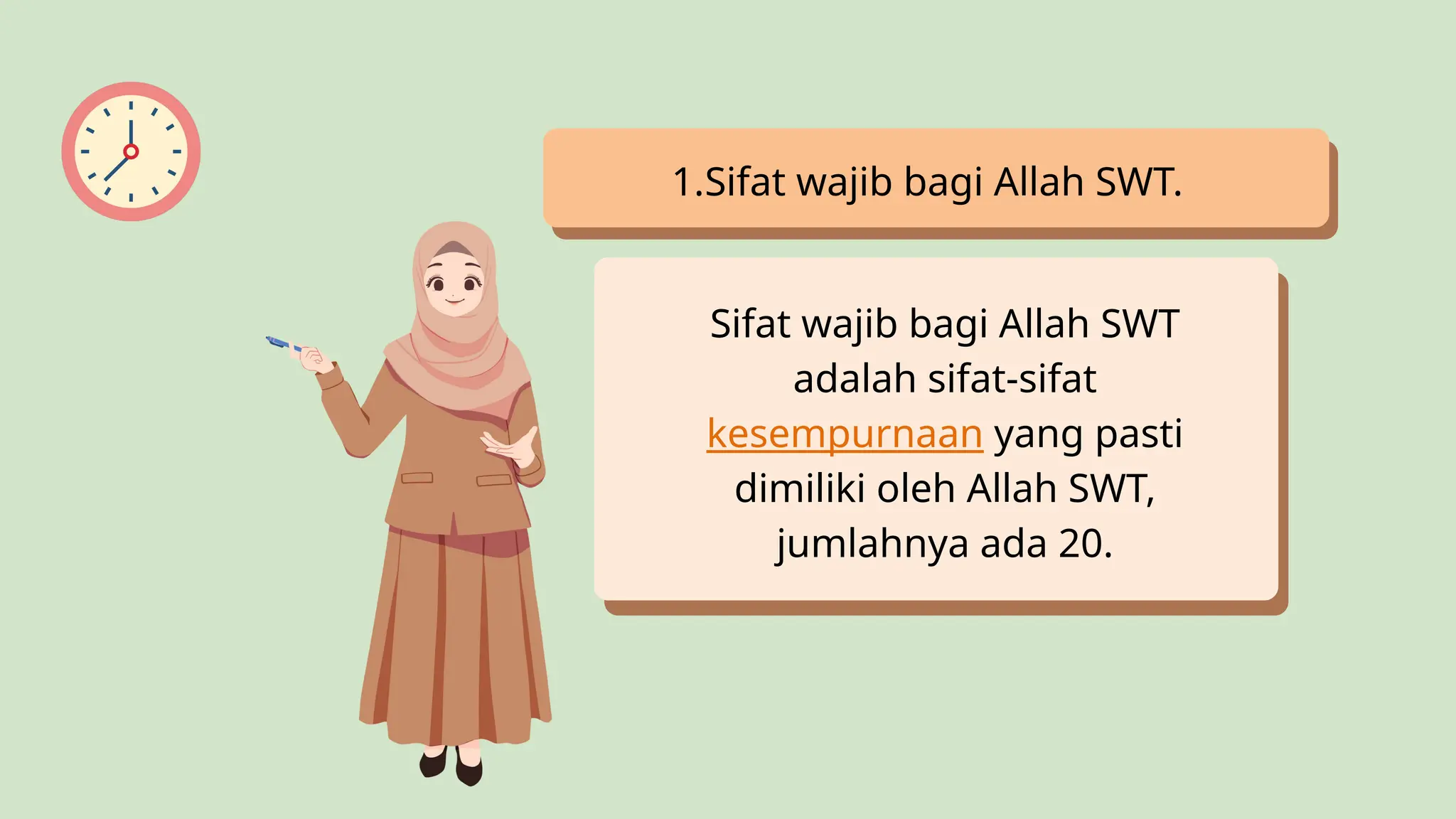 Sifat-Sifat yang dimiliki Allah SWT.pptx