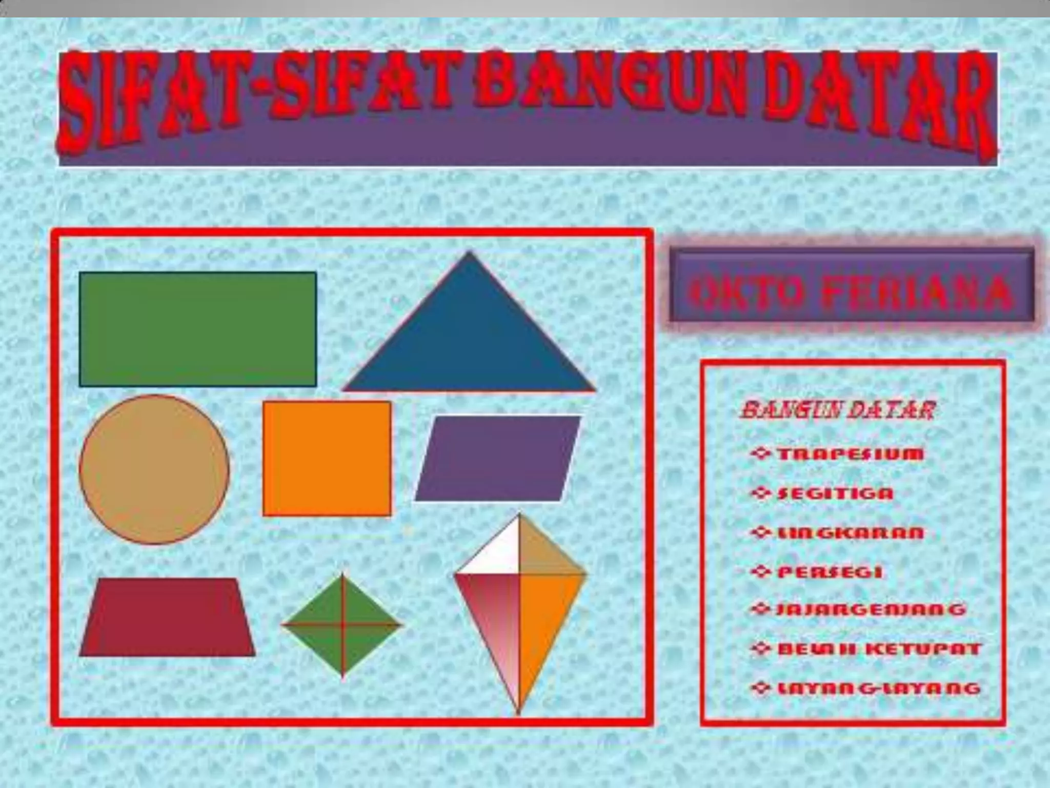 Sifat sifat bangun datar | PPTX