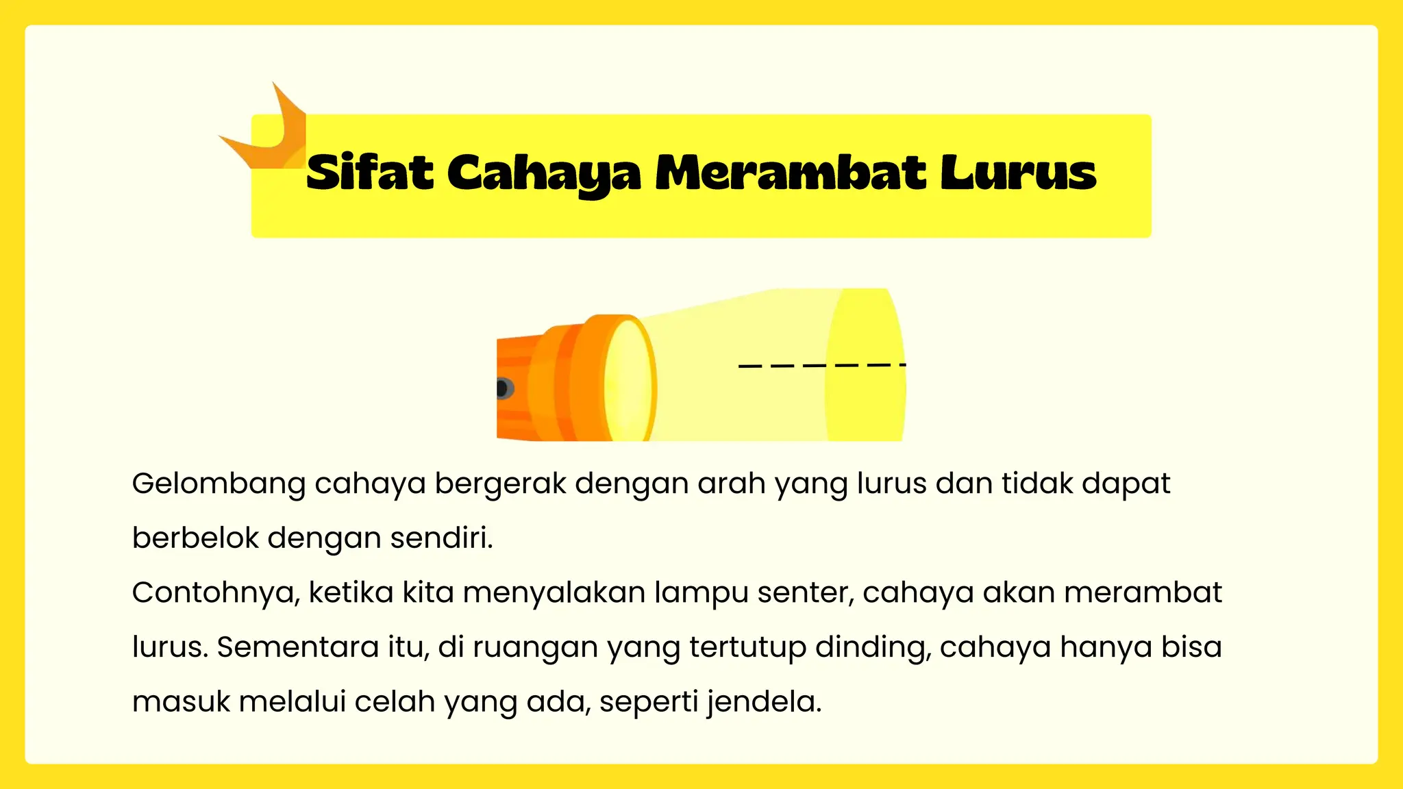 Sifat-sifat Cahaya Kelas 5 kurikulum merdeka BAB 1 | PPTX