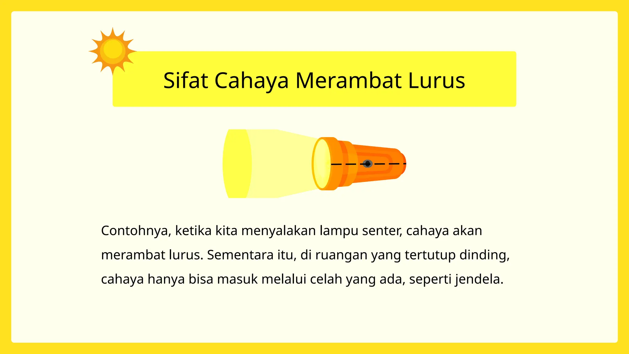 Sifat-sifat Cahaya Prensentasi Kuning Ilustratif.pptx