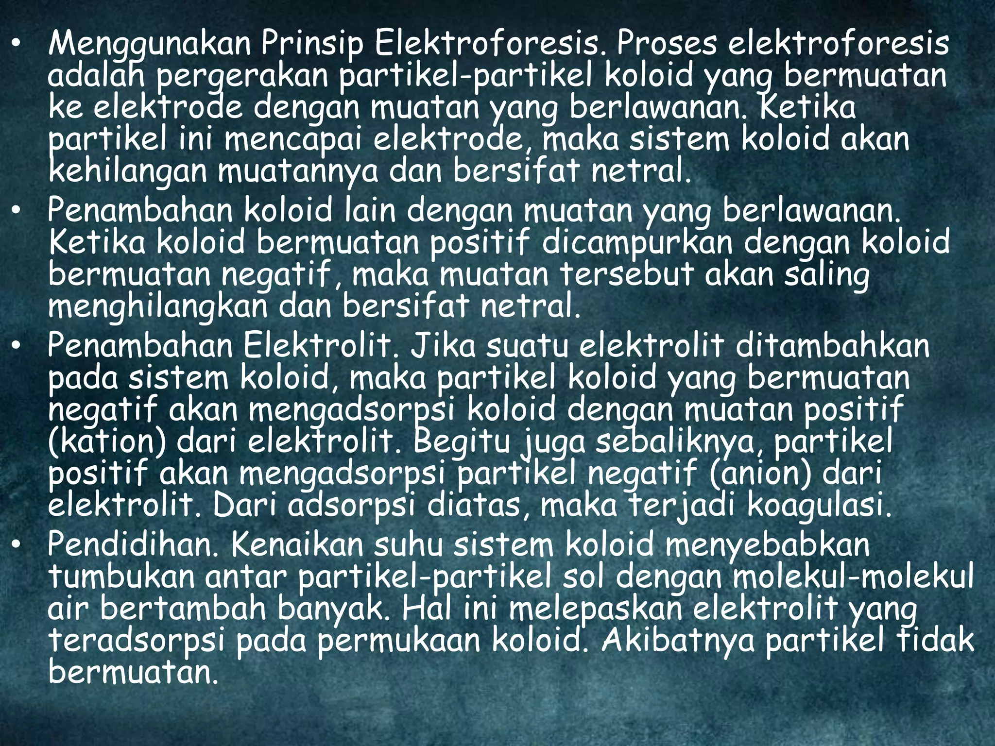 Sifat sifat koloid | PPTX