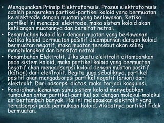 Sifat sifat koloid | PPTX