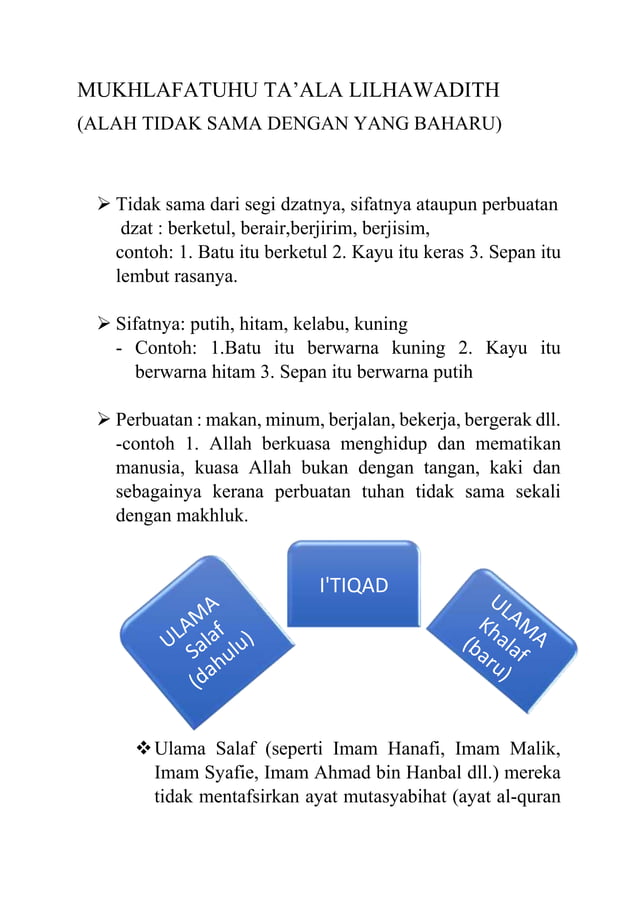 Sifat 20 lengkap SIFAT 20 ALLAH SWT..docx