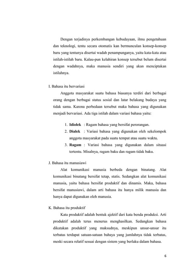 Sifat bahasa | PDF