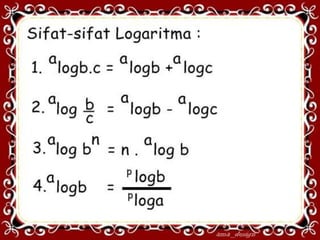 Sifat dasar logaritma | PPT