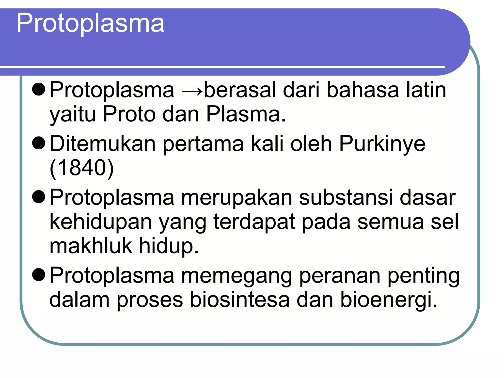 Biochemistry Sifat kimia protoplasma | PDF
