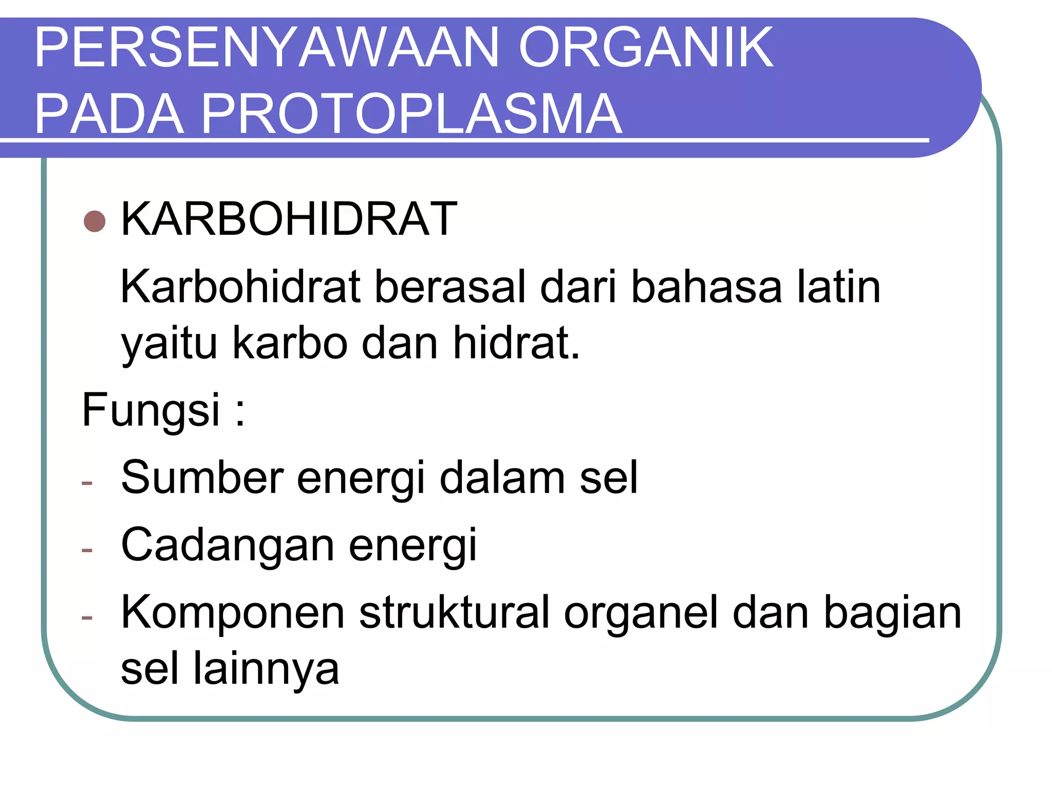 Biochemistry Sifat kimia protoplasma | PDF