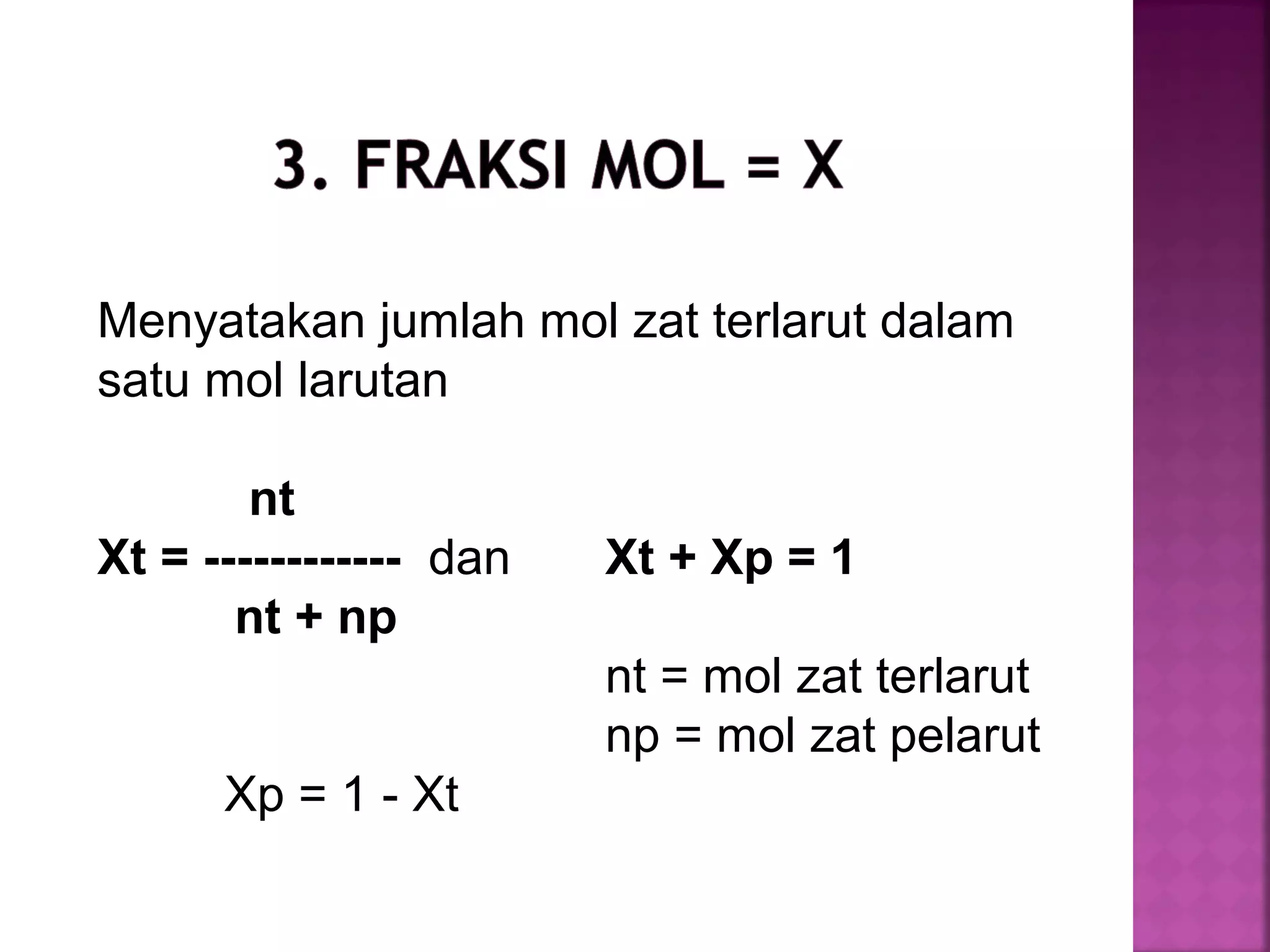 Sifat koligatif larutan | PPT