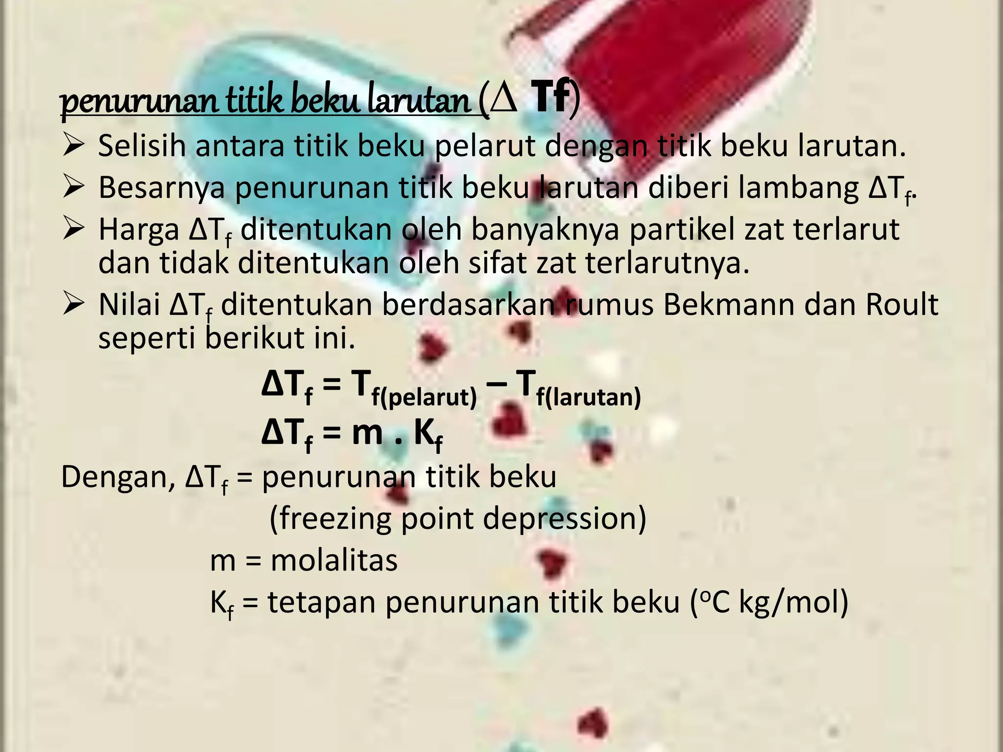 Sifat koligatif larutan | PPTX