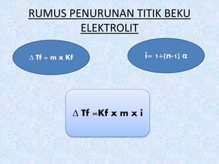 Sifat koligatif larutan | PPTX
