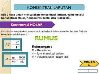 Sifat koligatif larutan (hamela sari) | PPT