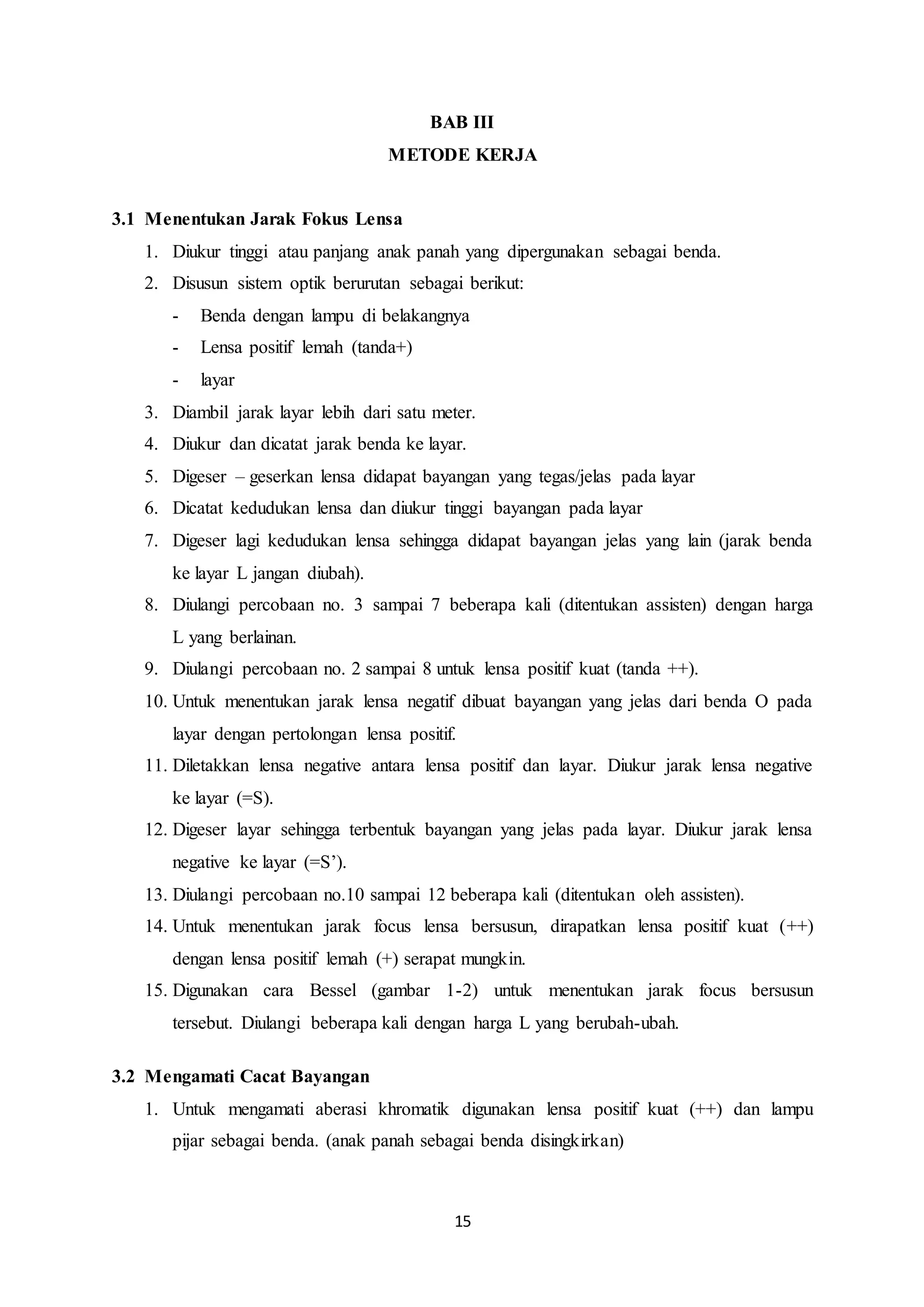 Sifat lensa | DOCX