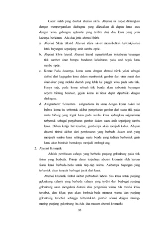 Sifat lensa | DOCX